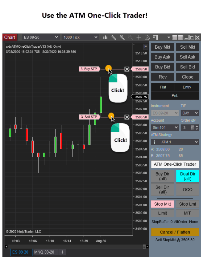 ATM One-Click Trader – Whitmark Development
